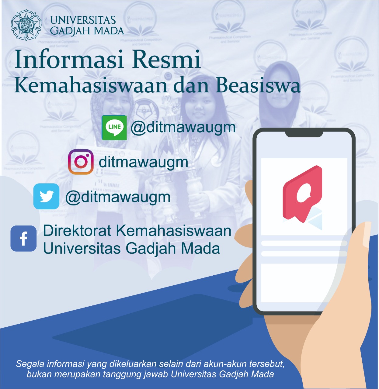 UGM OFFICIAL ACCOUNT DAN INFORMASI RESMI KEMAHASISWAAN DAN BEASISWA UGM ...