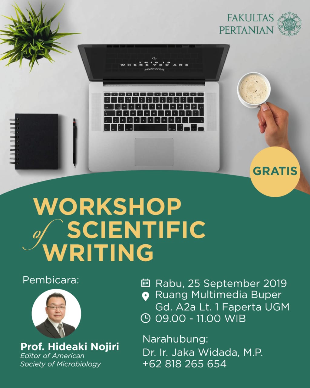 Workshop of Scientific Writing – Fakultas Pertanian