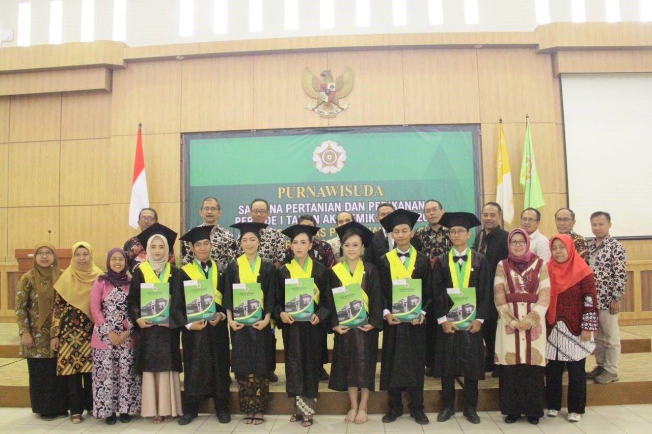PURNAWISUDA PERIODE I SARJANA PERTANIAN DAN PERIKANAN TAHUN AJARAN 2019/2020 – Fakultas Pertanian