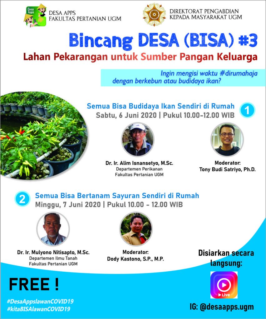 DESA APPS FAKULTAS PERTANIAN UGM BEKERJA SAMA DENGAN DIREKTORAT ...