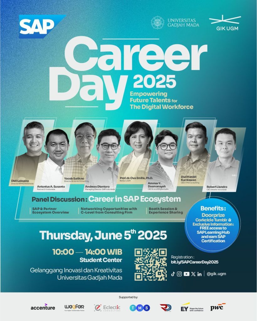 Lowongan – SAP Career Day 2025 dan SAP Learning Hub akan hadir di Universitas Gadjah Mada ...